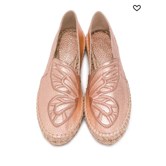 Sophia Webster | Shoes | Sophia Webster Butterfly Rose Gold Metallic ...